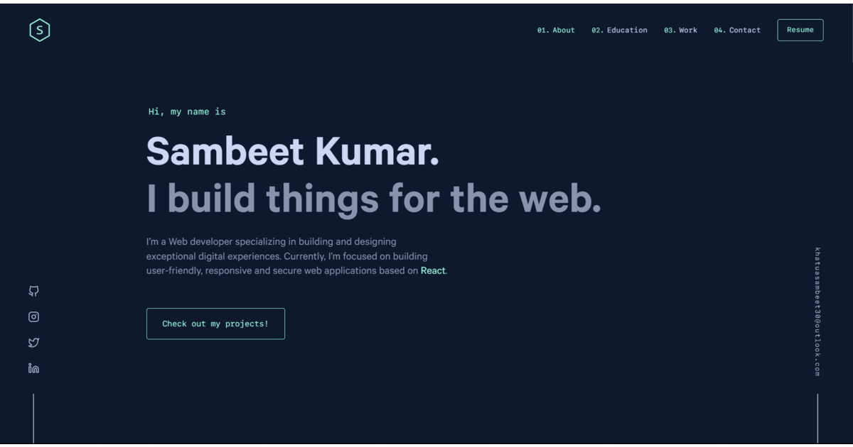 Sambeet - The Developer